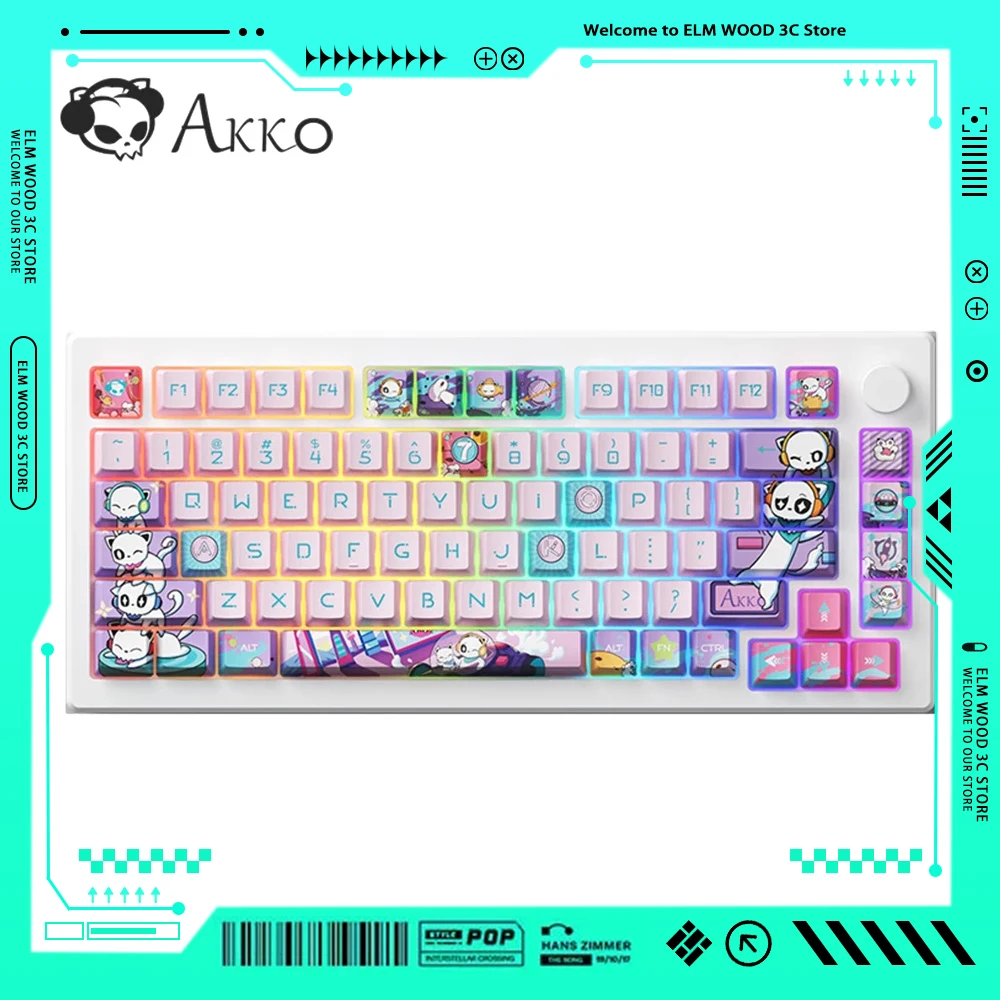 Akko-MOD007PC-Magnetic-Switch-Mechanical-Keyboard-Multifunctional-Knob ...