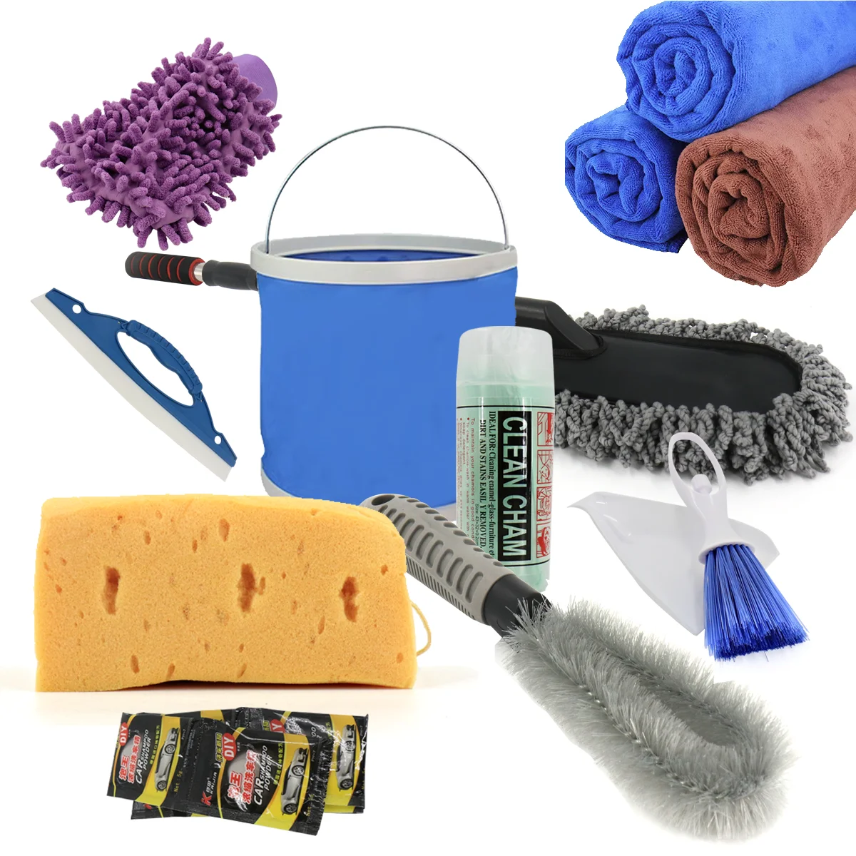 13Pcs Car Detailing Brush Set,Soft Brushes Interior Wheel Valet Pro ...
