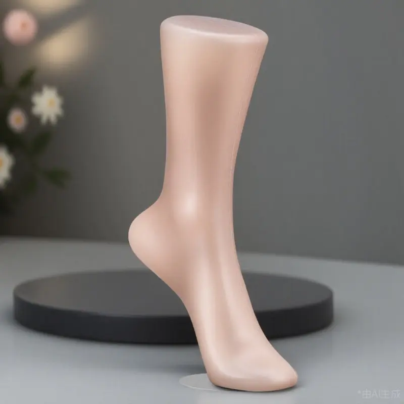 Versatile Fake Foot Mannequin for Socks Shoes Support Realistic Shape ...