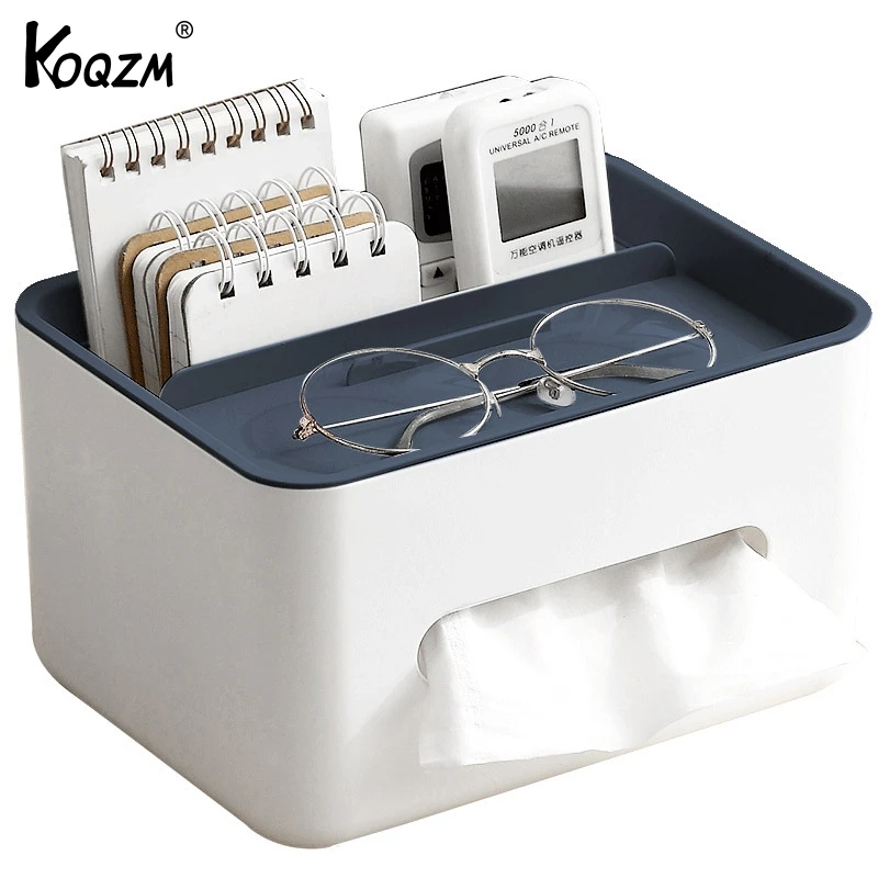 Remote-Control-Miscellaneous-Storage-Tissue-Box-Office-Desktop-Storage ...