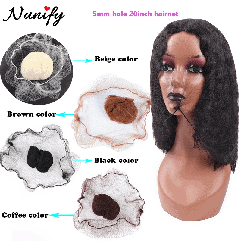 Filet à chignon pour femmes,20 pouces,100 pièces,en Nylon Durable,pour ...