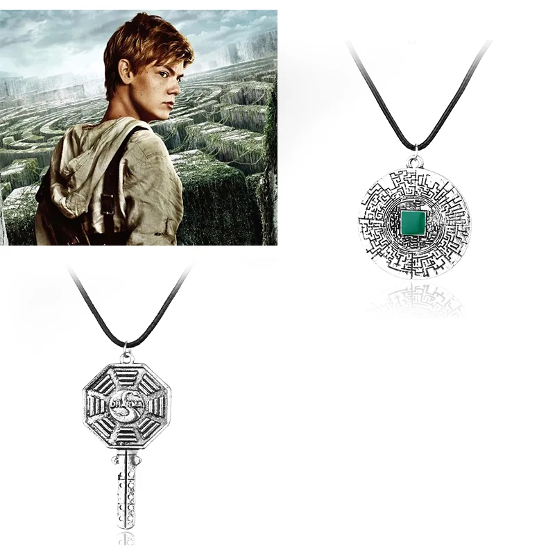 The-Maze-Runner-Labyrinth-Necklace-Pendant-Thomas-Leather-Alloy ...