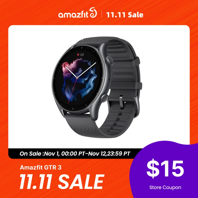 Global Version Amazfit Gtr 3 Gtr3 Gtr-3 Smartwatch 1.39" Amoled Display ...