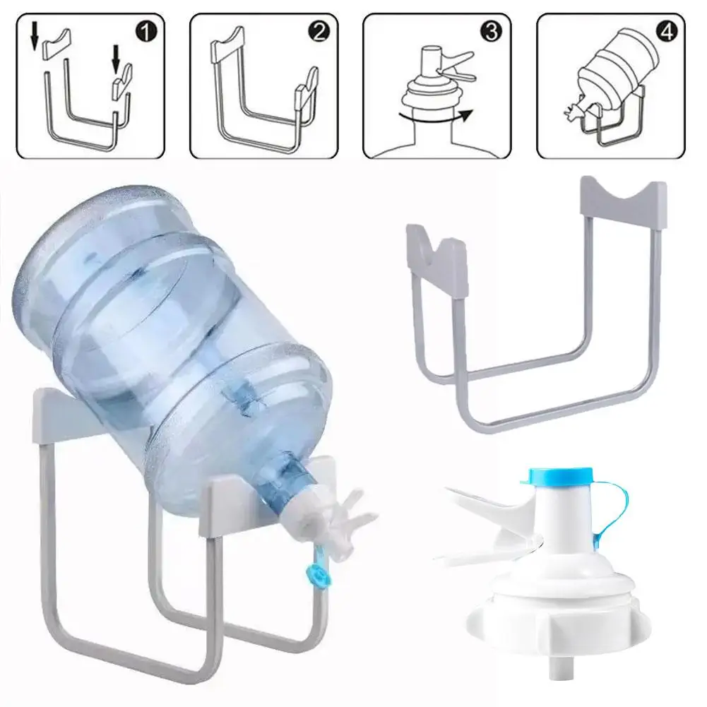Purified-Water-Bucket-Rack-With-Faucet-Detachable-Anti-slip-Dispenser ...