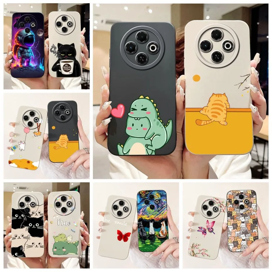 For Tecno Spark 30C Case kl5 kl5n Cute Fashion Cartoon Cover Full ...