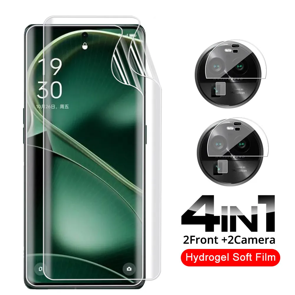For-Oppo-Find-X6-Pro-Hydrogel-Film-4in1-Camera-Glass-Screen-Protector ...