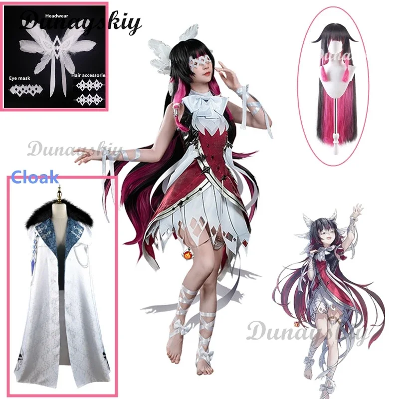 Game-Genshin-Impact-Fatui-Harbinger-Cosplay-Costume-Wig-Harlequin-Cloak ...