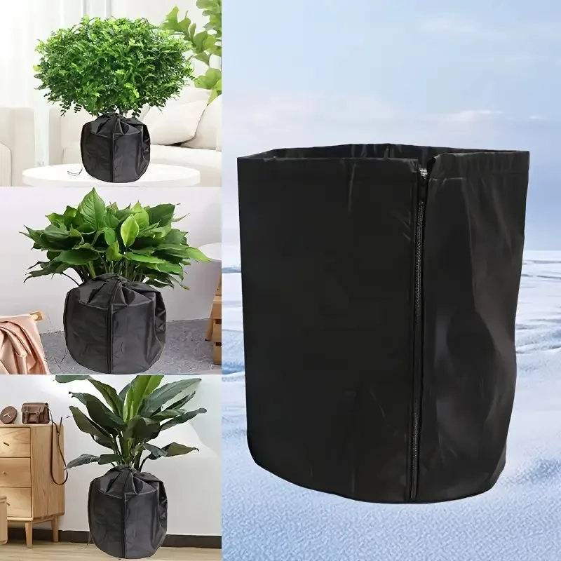 Reusable Plant Frost Cover Winter Protection Bag with Drawstring Cold ...
