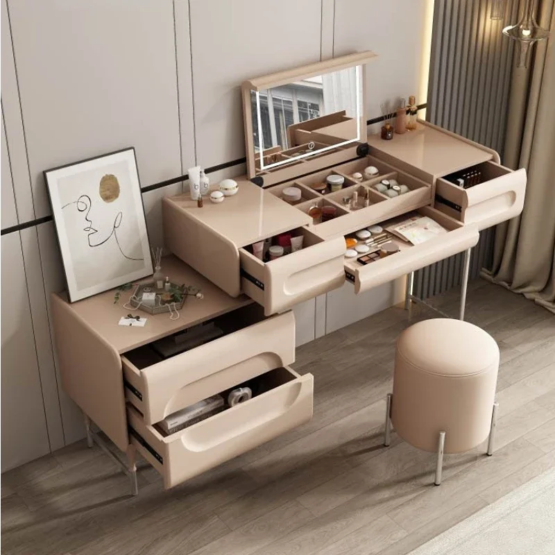 Bedroom-solid-wood-dresser-dressing-table-French-luxury-cream-wind ...