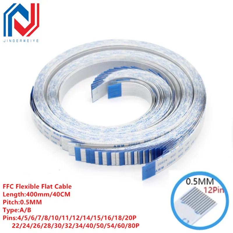 FPC-FFC-400mm-AWM-20624-80C-60V-VW-1-Flexible-Flat-Cable-A-B-Type ...