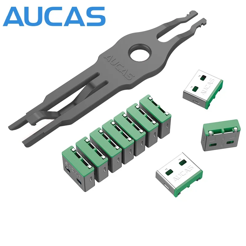 Aucas-RJ45-Network-Data-Port-Lock-USB-Type-Locks-With-Free-Key-Ethernet ...