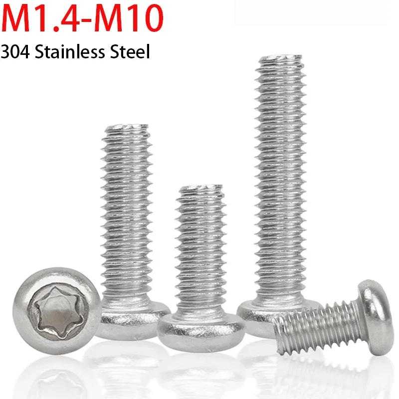 2-100Pcs-304-Stainless-Steel-Six-Lobe-Pin-Tamper-Bolts-M1-4-M1-6-M2-M2.jpg