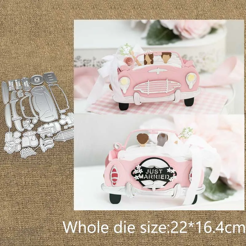 Troqueles-de-corte-de-Metal-para-manualidades-troqueles-de-troquelado-para-boda-coche-novio ...