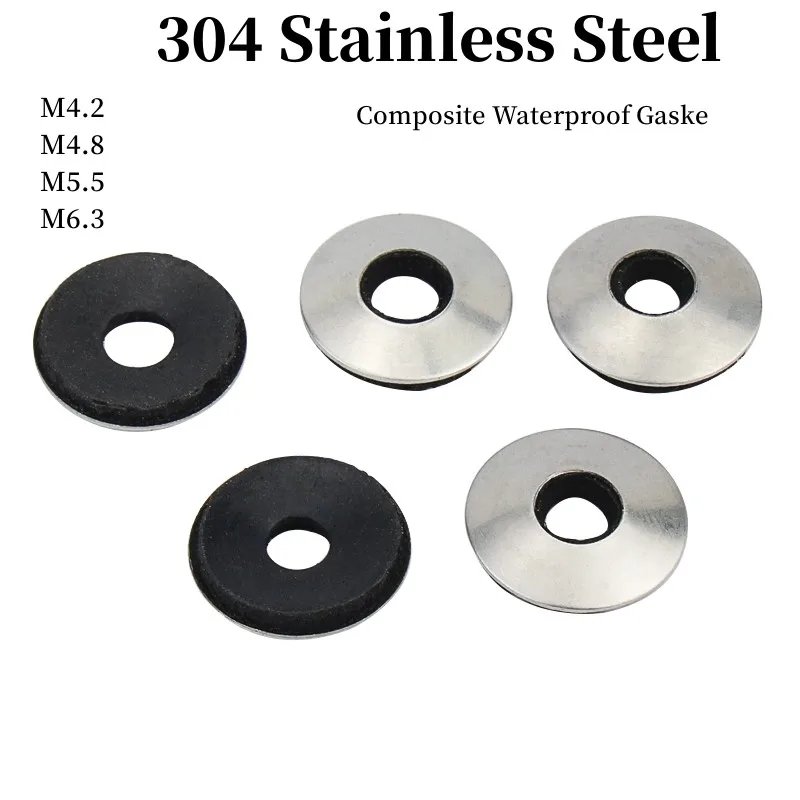 Composite-Waterproof-Gasket-304-Stainless-Steel-Anti-loose-Anti-Slip ...
