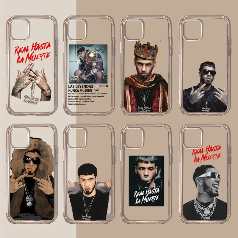 Anuel-AA-rapero-funda-de-tel-fono-transparente-suave-para-iphone-11-13 ...