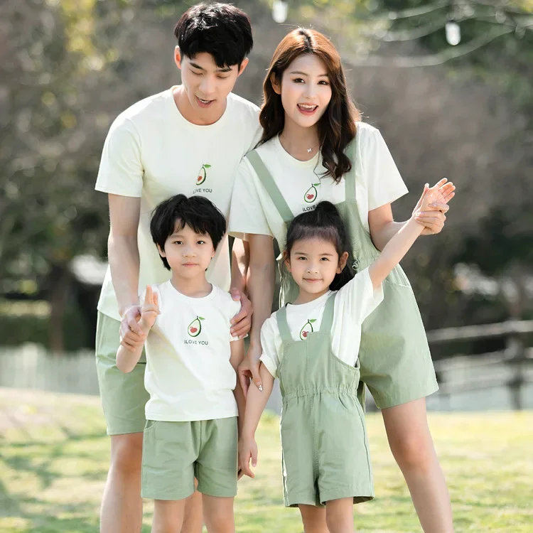 Parent Child Outfit Mom Daughter Baby Girl Matching T Shirts and ...