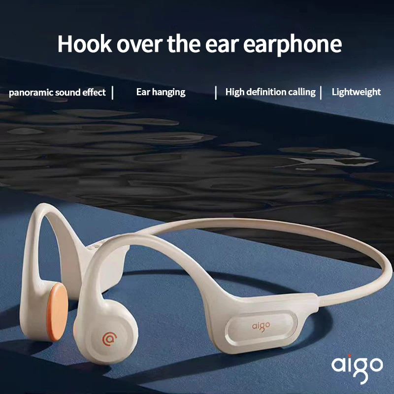 Aigo G05 Bone Conductive Bluetooth Earphones Ear-hook Wireless Open New ...
