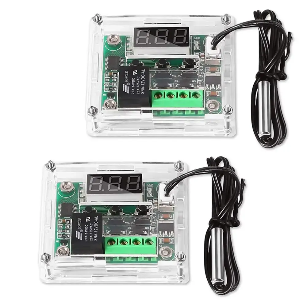 2-Stuks-Temperatuurregelaar-Module-Met-Behuizing-Xh-W1209-Led-Display ...