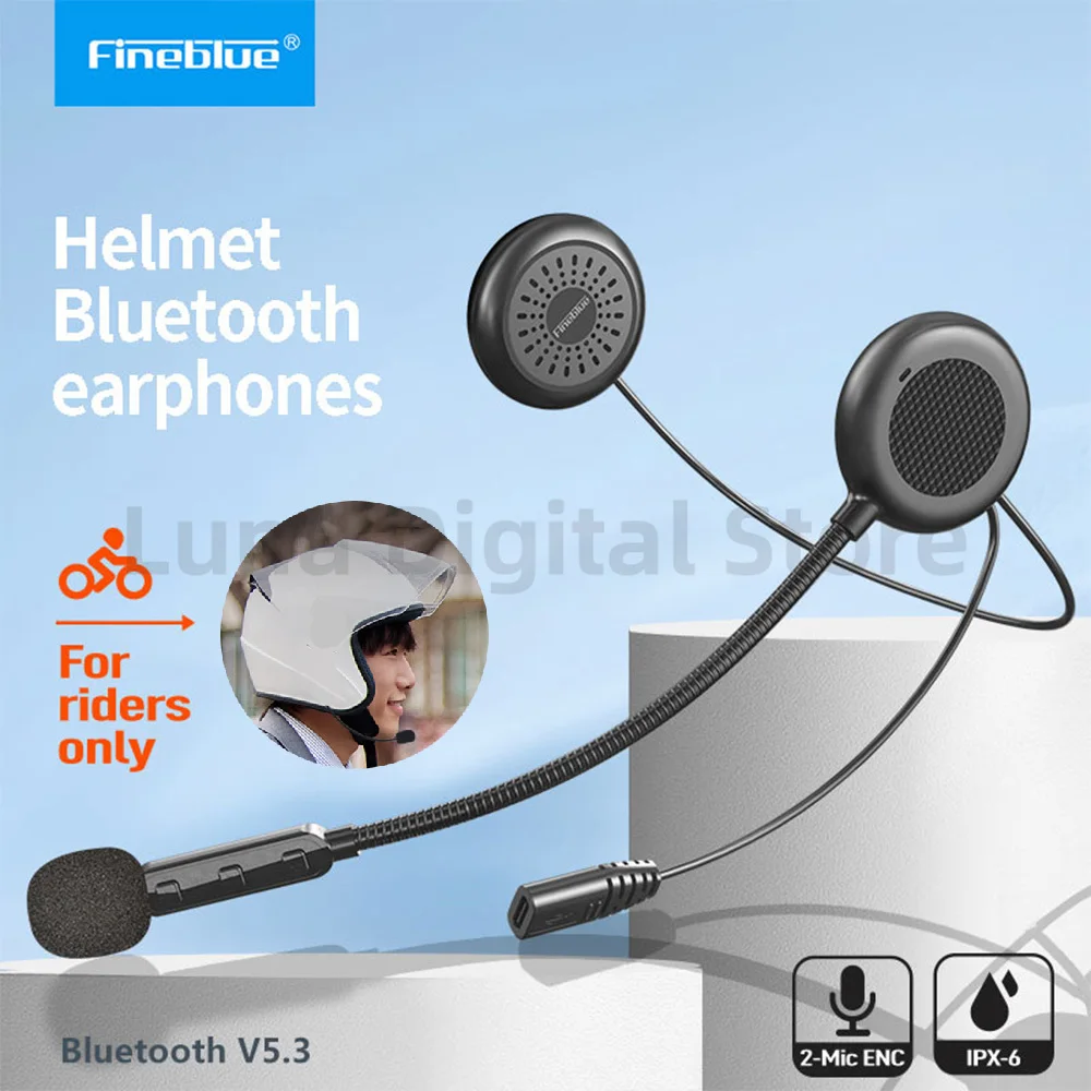 Fineblue-GTO-Helmet-Headset-Bluetooth-Headphone-Handsfree-Earphone-for ...