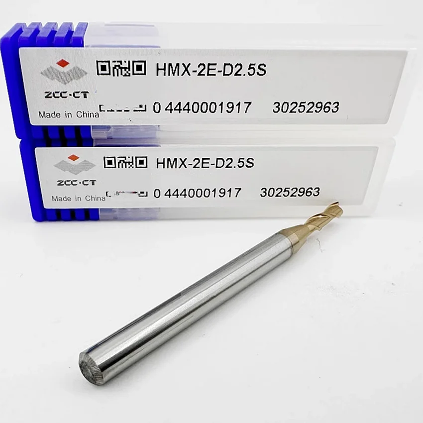 HMX-2E-D2.5S ZCC.CT HMX-2E Two edge straight shank flat end milling ...