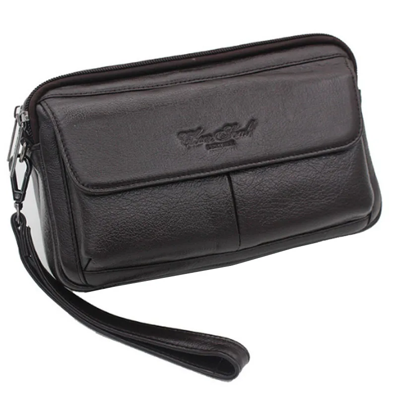 Men Hand Bag Genuine Leather | Men's Clutch Bag | Mobile Phone Bag ...