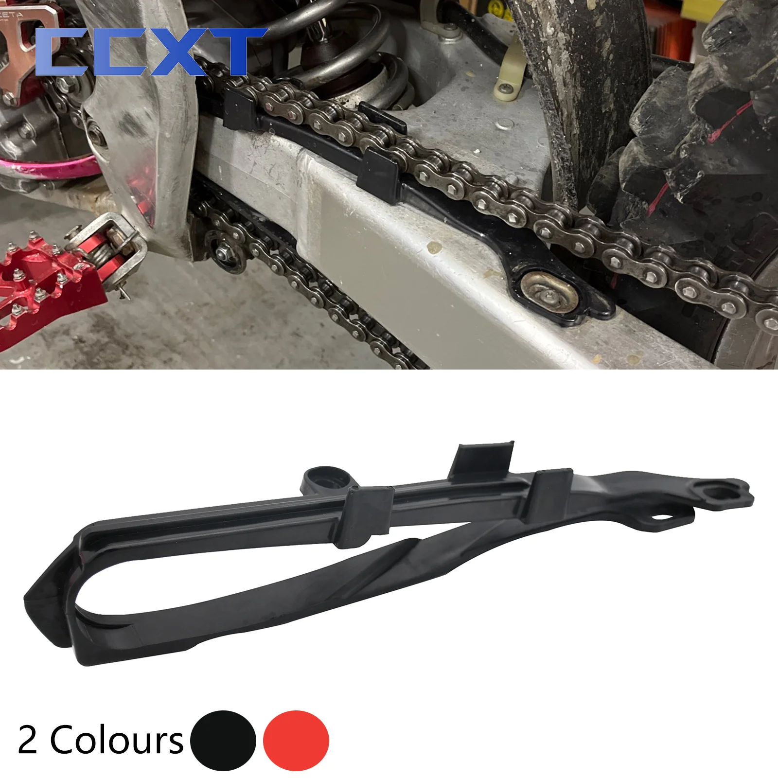 Motorcycle-Rubber-Swingarm-Chain-Slider-Guide-Guard-For-Honda-CR125R ...