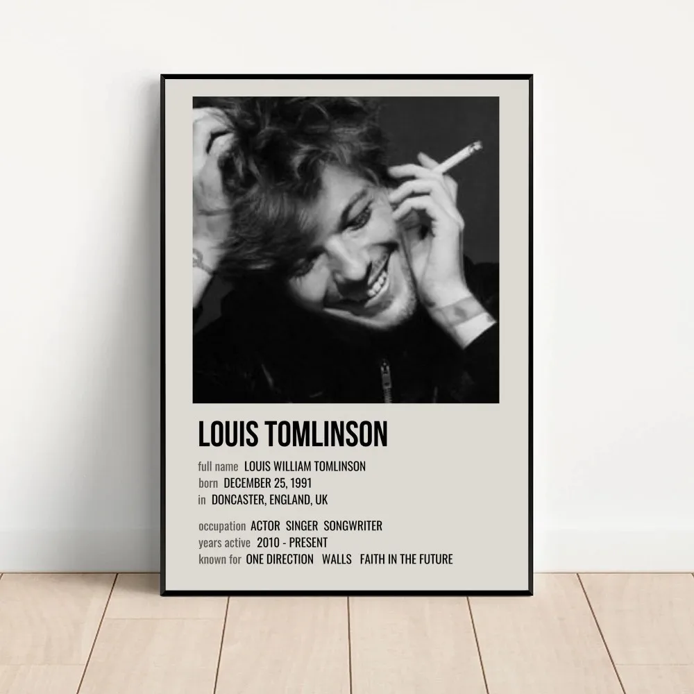 Póster L-Louis Hot Singer Tomlinsons liuwei papel Kraft vintage ...