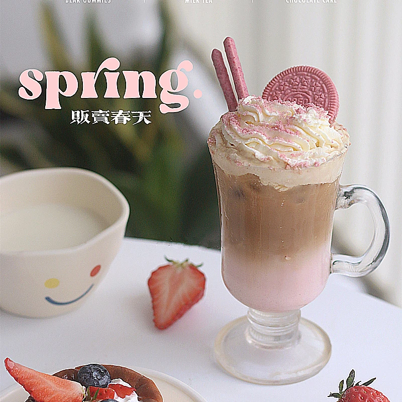 Breakfast-Cup-with-Handle-Glass-Irish-Coffee-Mug-Bubble-Tea-Milkshake ...