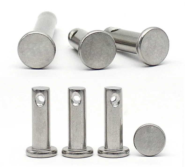 1-10pcs-GB882-M3-20-pins-axis-flat-head-with-holes-pin-cylindrical ...