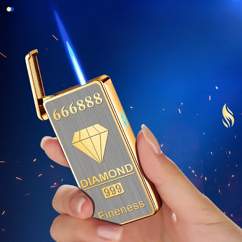 Intelligent-Voice-activated-Windproof-Flame-Lighter-Airflow-Gravity ...