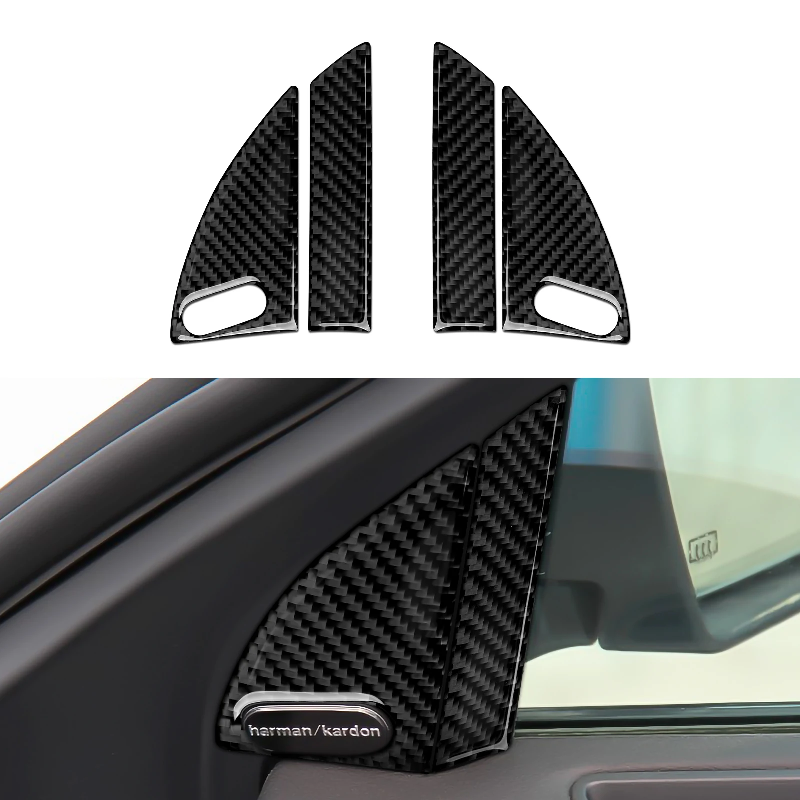Car-Door-Triangle-Window-Pillar-Cover-for-2011-2023-Chrysler-300 ...