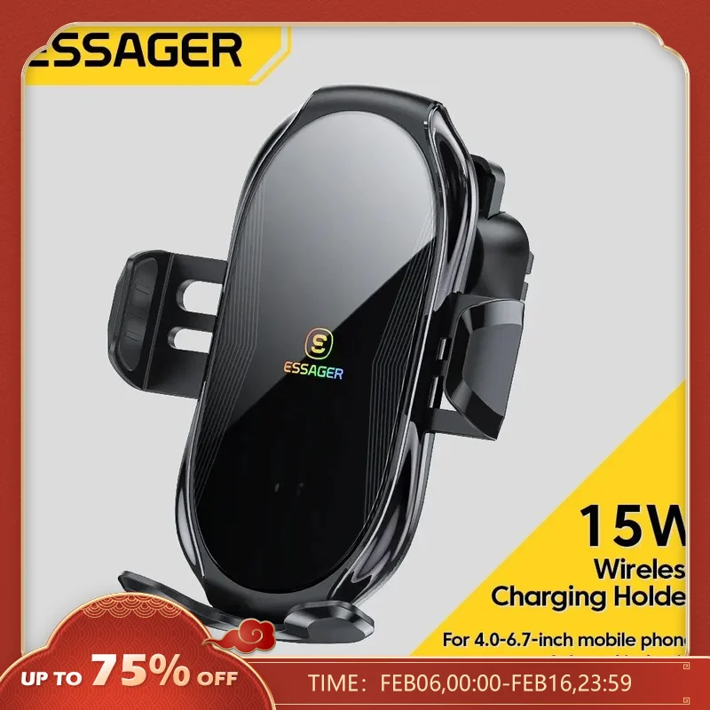Essager-QI-15W-Wireless-Chargers-Car-Charger-Car-Phone-Holder-For ...