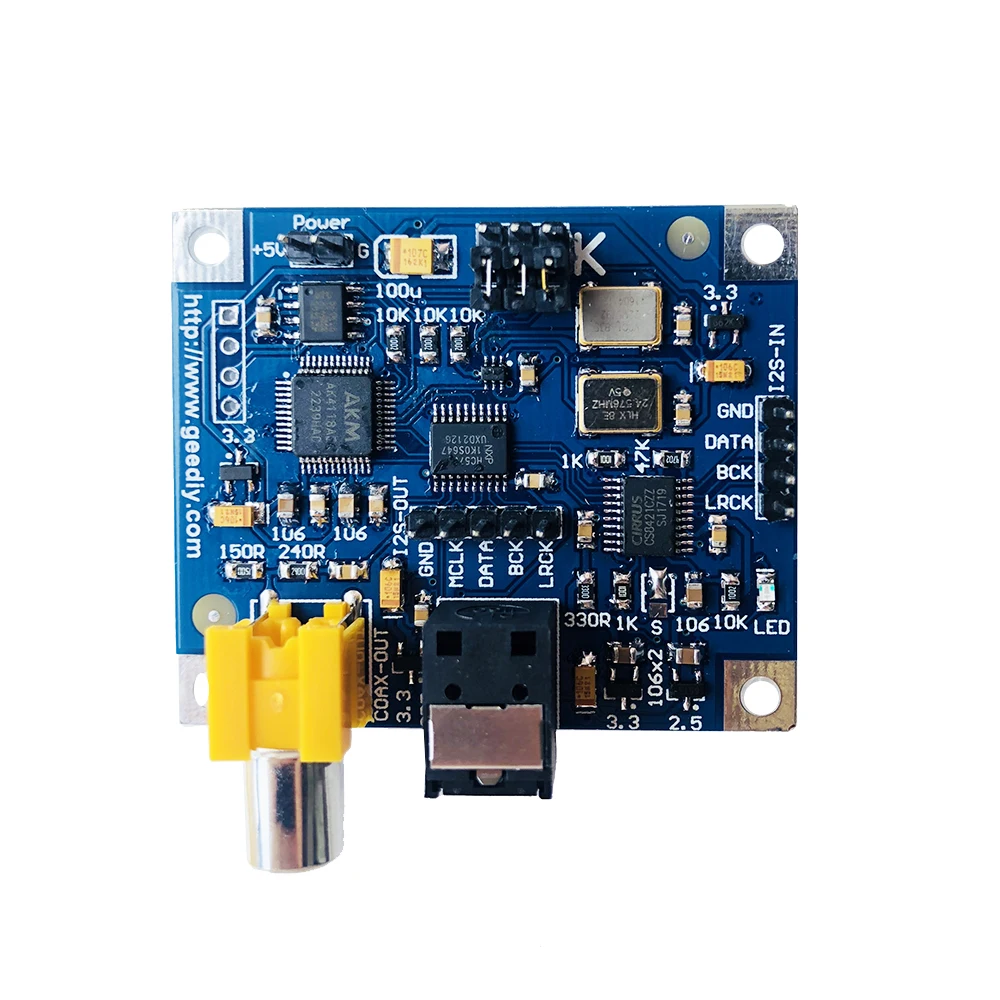 Nvarcher AK4118 Цифро-аналоговый преобразователь для Raspberry Pi ...