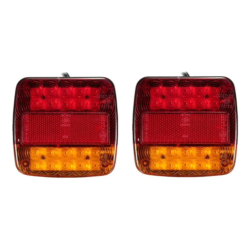 2Pcs-12V-Waterproof-Car-Truck-26-LED-Rear-Tail-Light-Warning-Lights ...