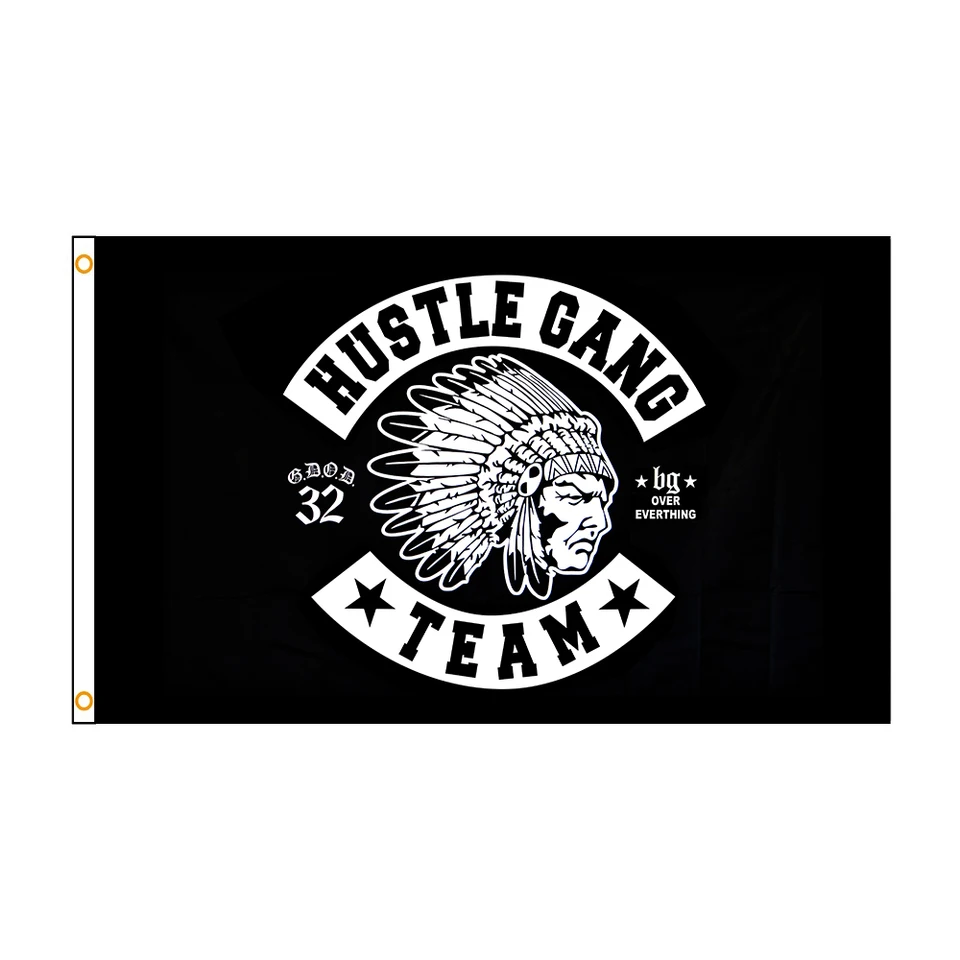 Hustle Gang Logo Vector