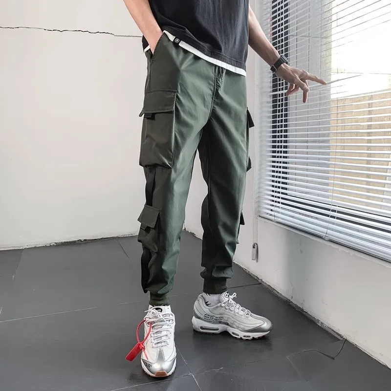 2023-Spring-Hip-Hop-Joggers-Cargo-Pants-Men-Harem-Pants-Multi-Pocket ...