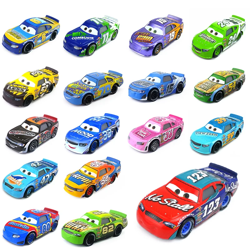 Disney-Pixar-Cars-3-Number-Car-Alloy-Car-Model-Weier-Racing-Car-No-80 ...