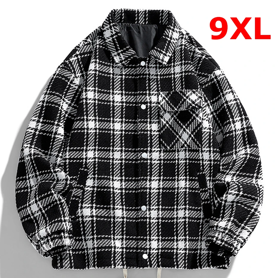 Plaid-Jacket-Men-Plus-Size-8XL-9XL-Jacket-Coat-Spring-Autumn-Plaid-Coat ...