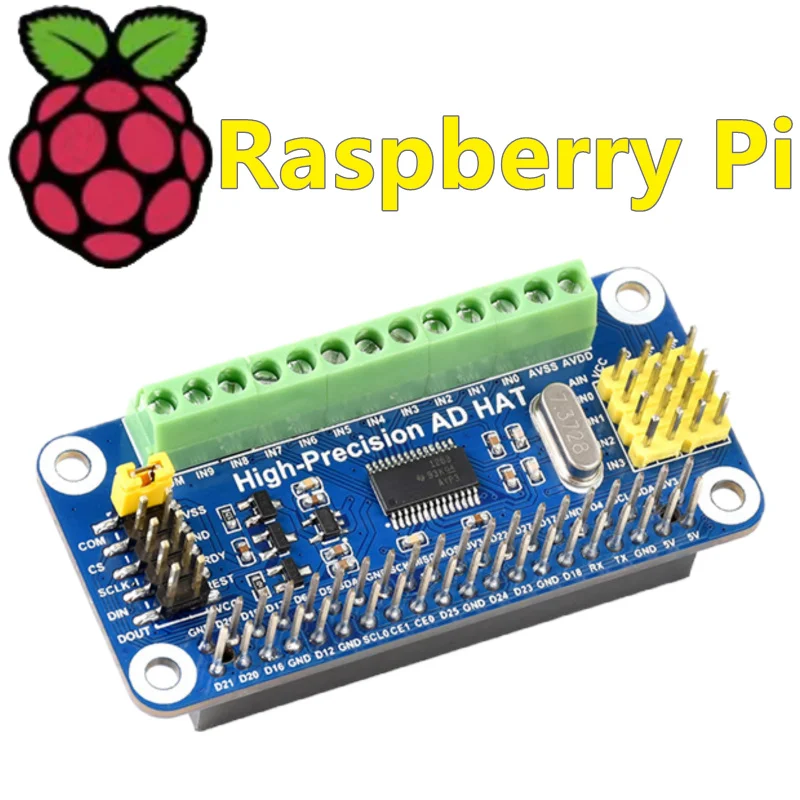 Raspberry-Pi-high-precision-AD-expansion-board-module-10-channel-module ...