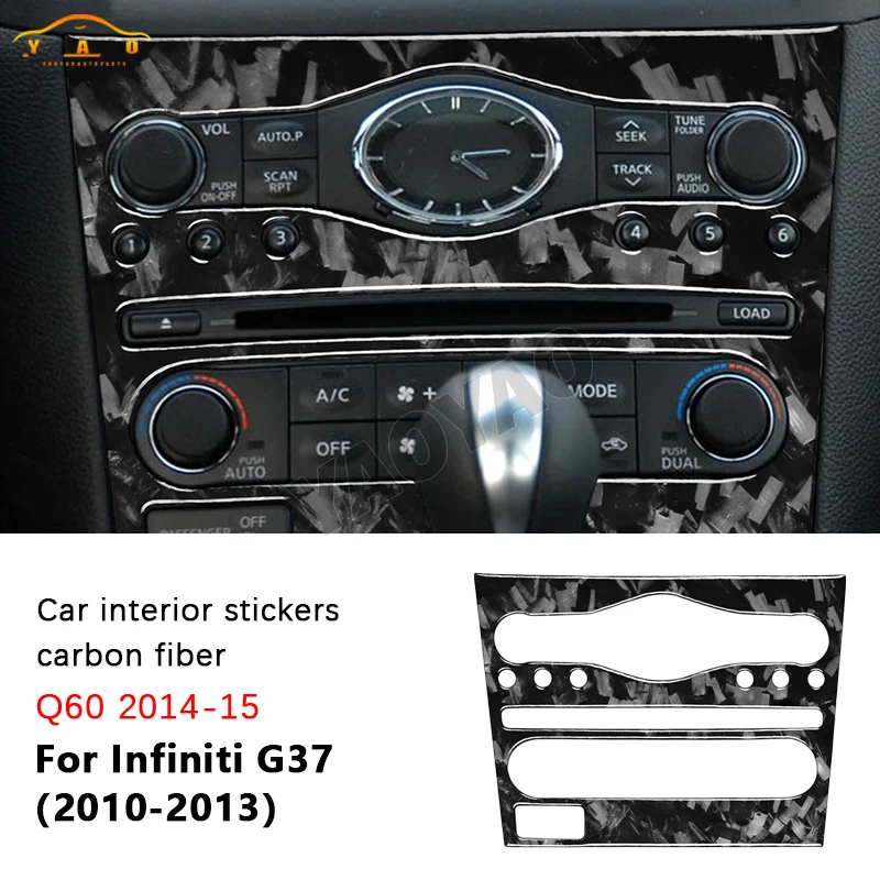 For-Infiniti-G37-2010-13-Q60-14-15-Durable-Radio-Console-Cover-Trim ...