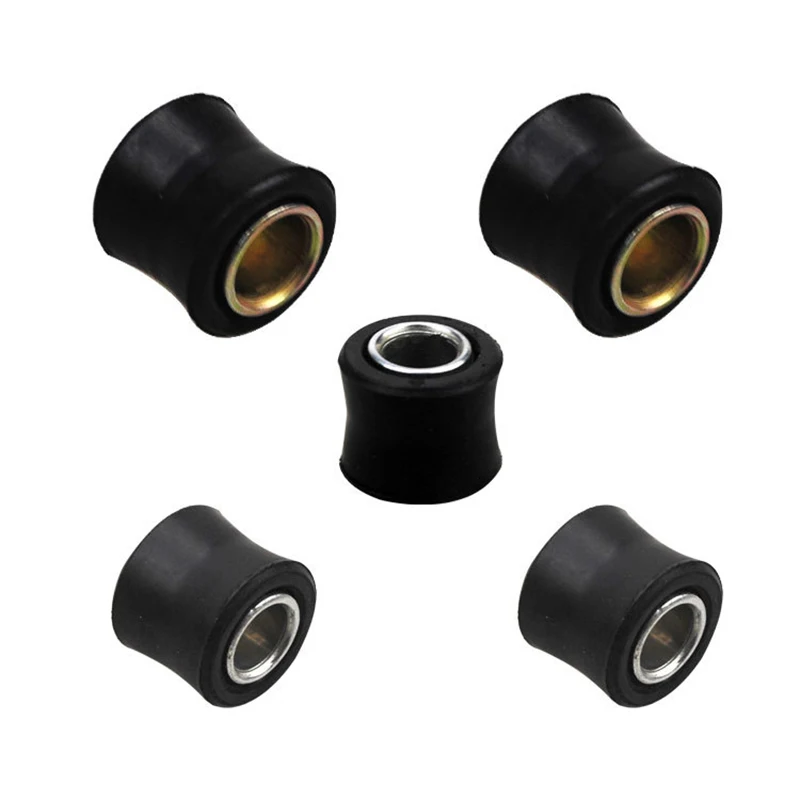 4PCs-10mm-12mm-Black-Rubber-10mm-Motorcycle-Bike-Rear-Shock-Absorber ...