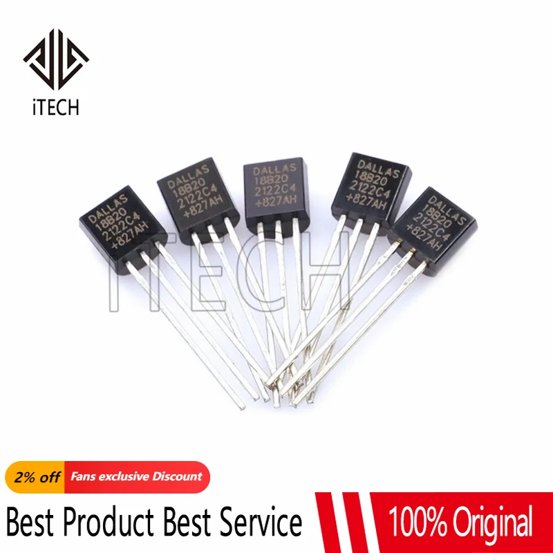 1PCS-DS18B20-18B20-TO-92-Temperature-Sensor-New-and-Origianl-DS18B20 ...