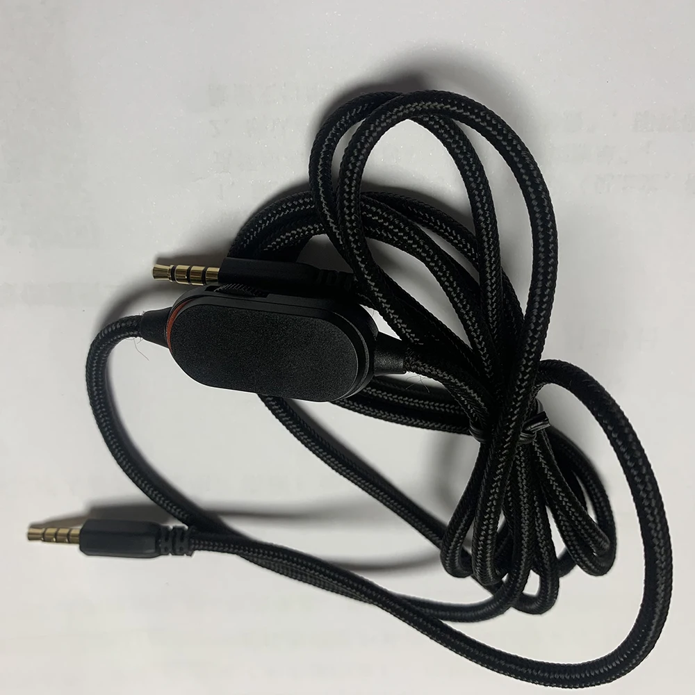 OFC-Replacement-Braided-Cable-Cord-Mic-Mute-Volume-Control-For-Dell ...