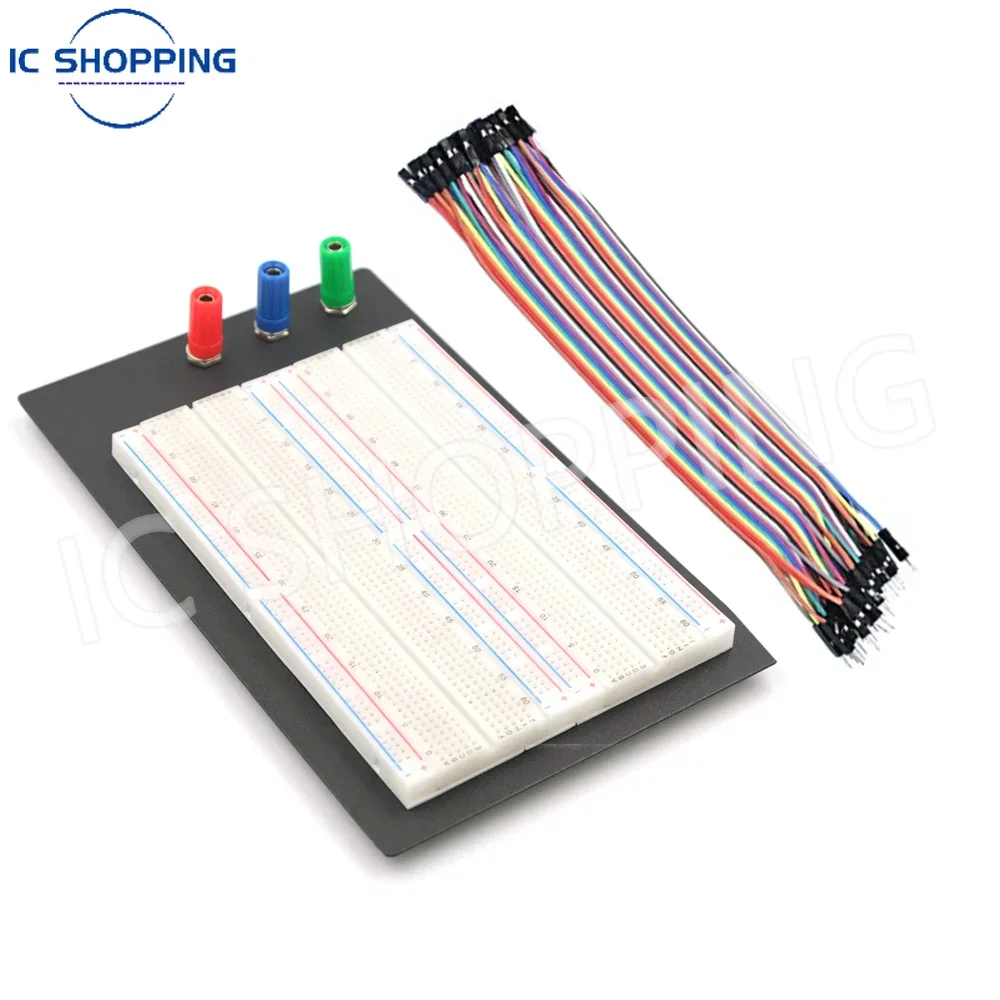 1pcs-ZY-204-Solderless-Breadboard-Protoboard-SYB-1660-4-Bus-Test ...