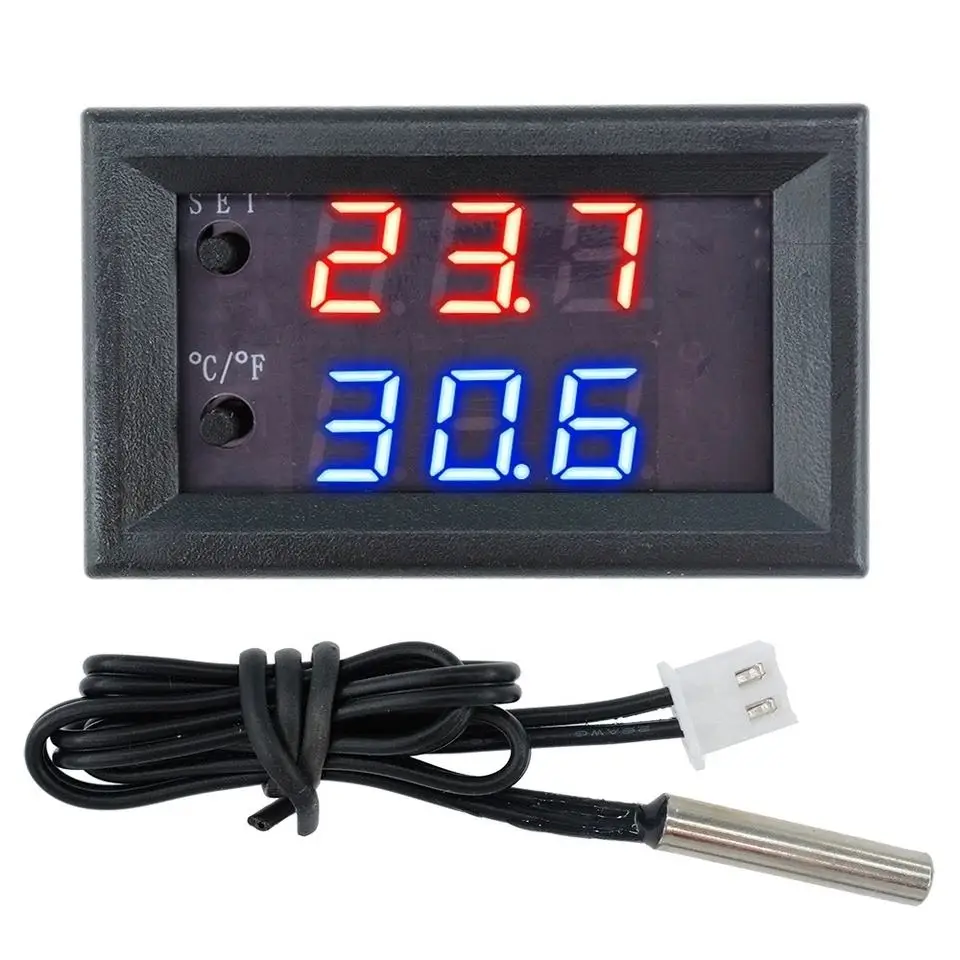 Digital-LED-DC-12V-Electronic-Temperature-Controller-Programmable-NTC ...