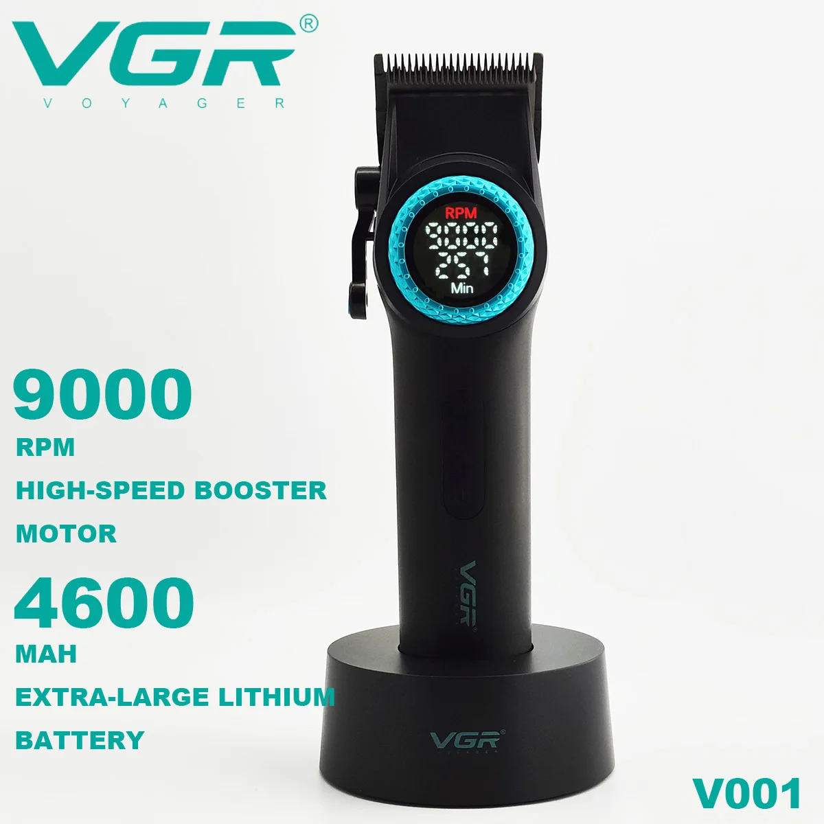 VGR-V001-cortadora-de-pelo-profesional-de-alta-potencia-Motor-de-alta-velocidad-de-9000rpm ...