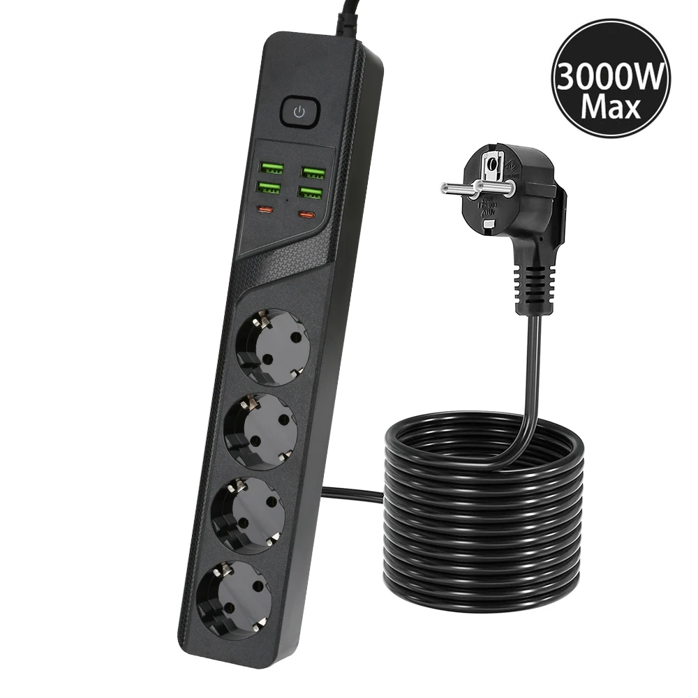 EU-Extension-Plug-With-Multi-Usb-Socket-Switch-European-Plug-Strip-With ...