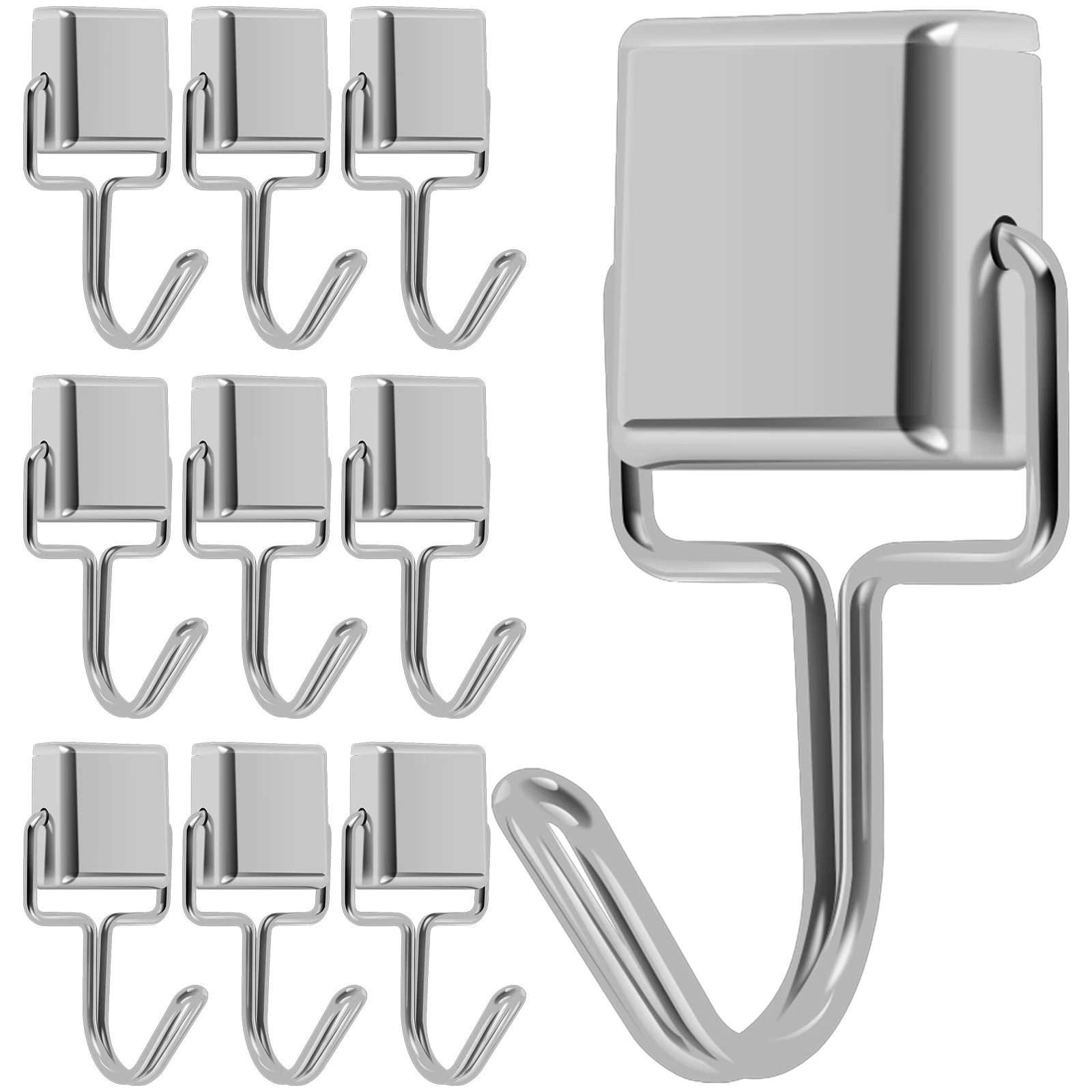 10Pcs-180-Swivel-Square-Magnetic-Hooks-Heavy-Duty-Magnet-Hanging-Hooks ...