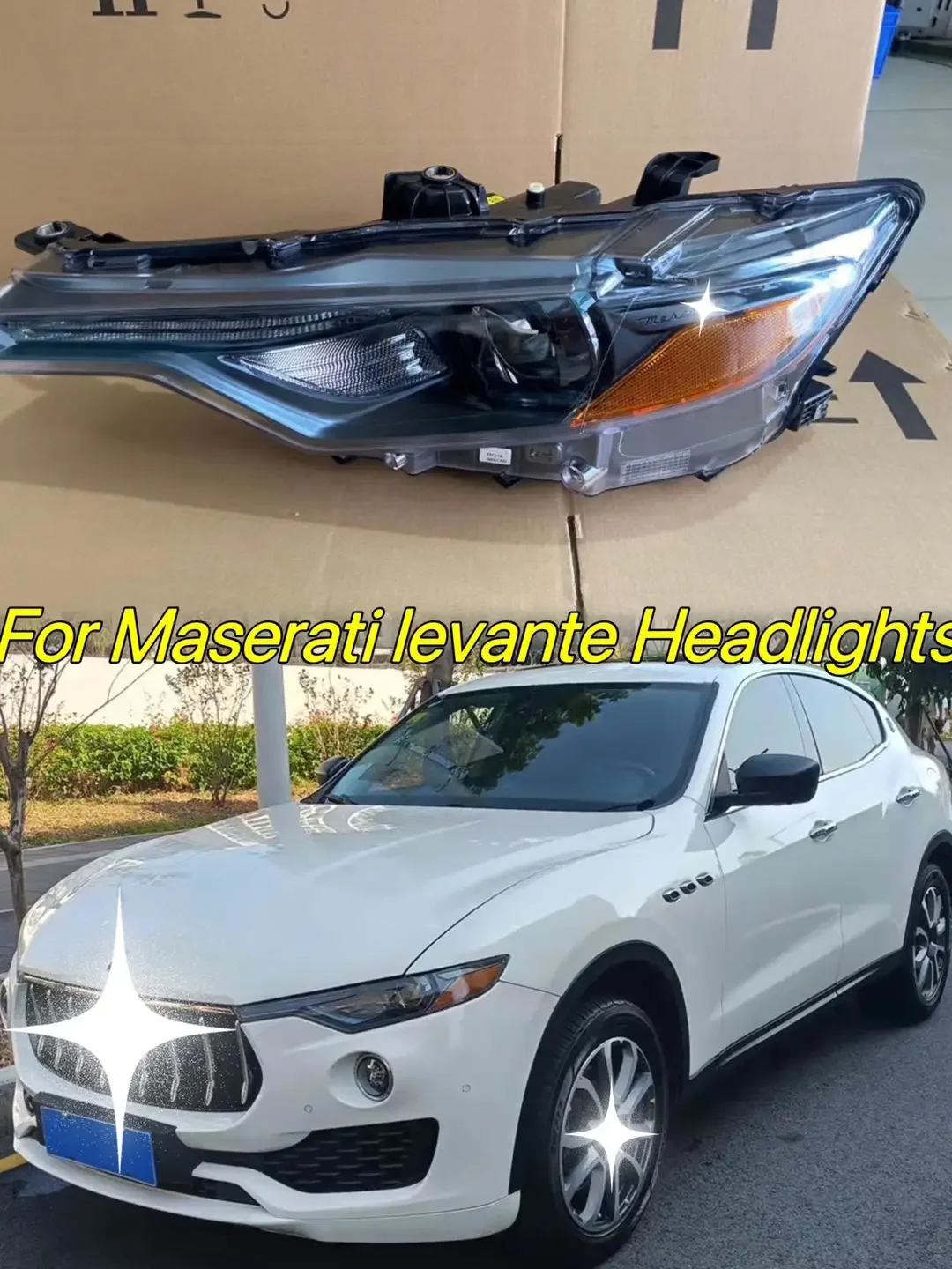 LED-headlights-for-Maserati-Levante-headlight-half-Assembly-2016-2021 ...