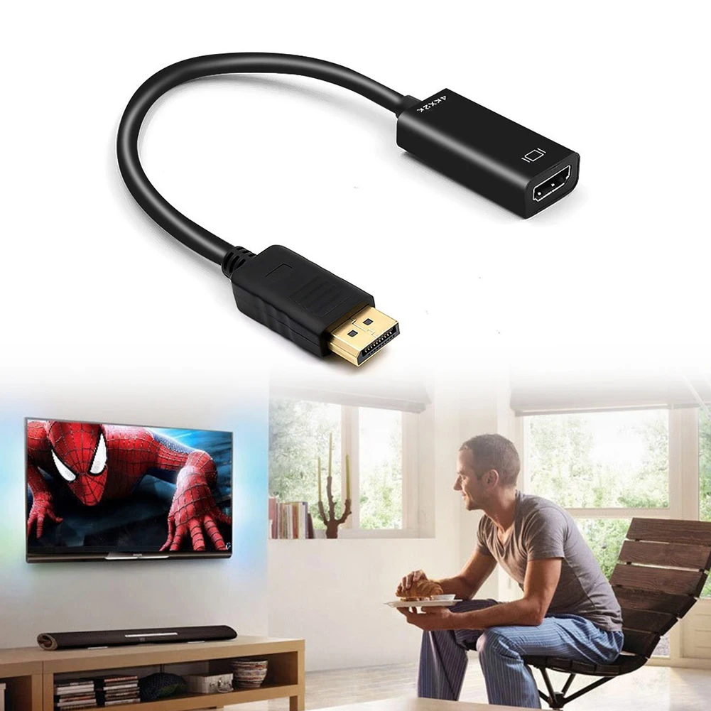 4K-1080P-DP-Computer-To-HDMI-Compatible-Screen-Adapter-Plug-and-Play ...